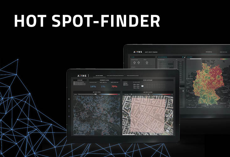 Wissen, wo der Vertrieb hin muss dank dem Hot-Spot Finder